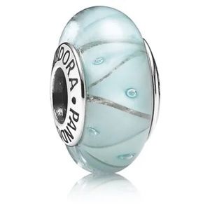 Pandora | Jewelry | Pandora Blue Looking Glass Triangle Murano Glass ...